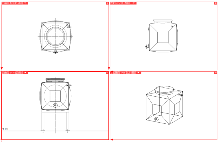 Rebroでパネルタンクを作ってみた①。～DXF読み込み、機器作成、接続口付加～ - こすけのRebroぐ