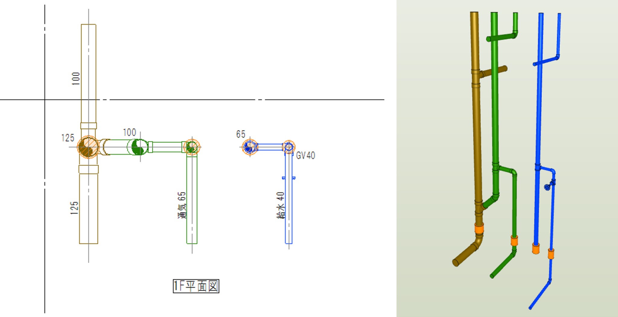 Rebroで外部参照を使ってPS竪管断面図を描いてみた。 - こすけのRebroぐ