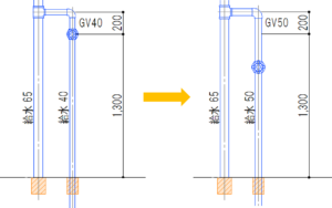 Rebroで外部参照を使ってPS竪管断面図を描いてみた。 - こすけのRebroぐ